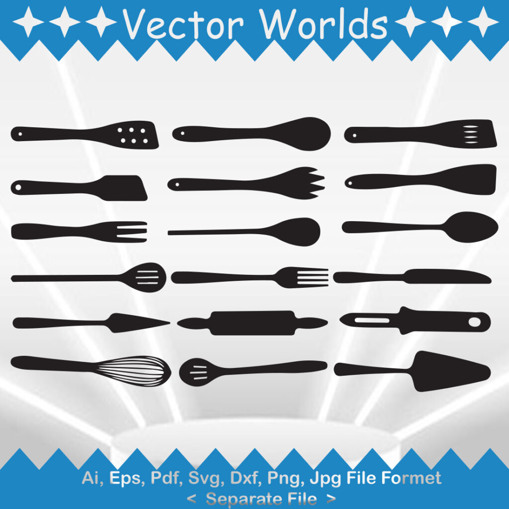 Wooden Spatulas SVG Vector Design - MasterBundles