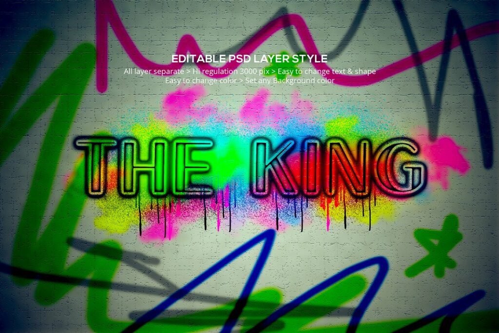 Photoshop Graffiti Text Effect - MasterBundles