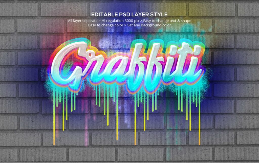 Photoshop Graffiti Text Effect - MasterBundles