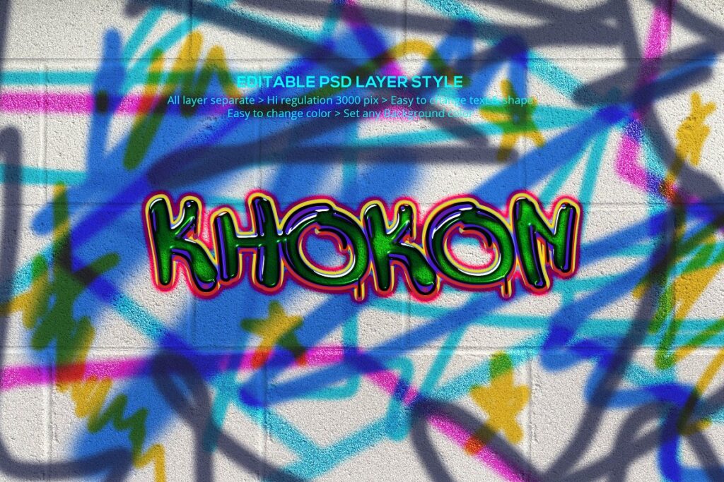 Photoshop Graffiti Text Effect - MasterBundles