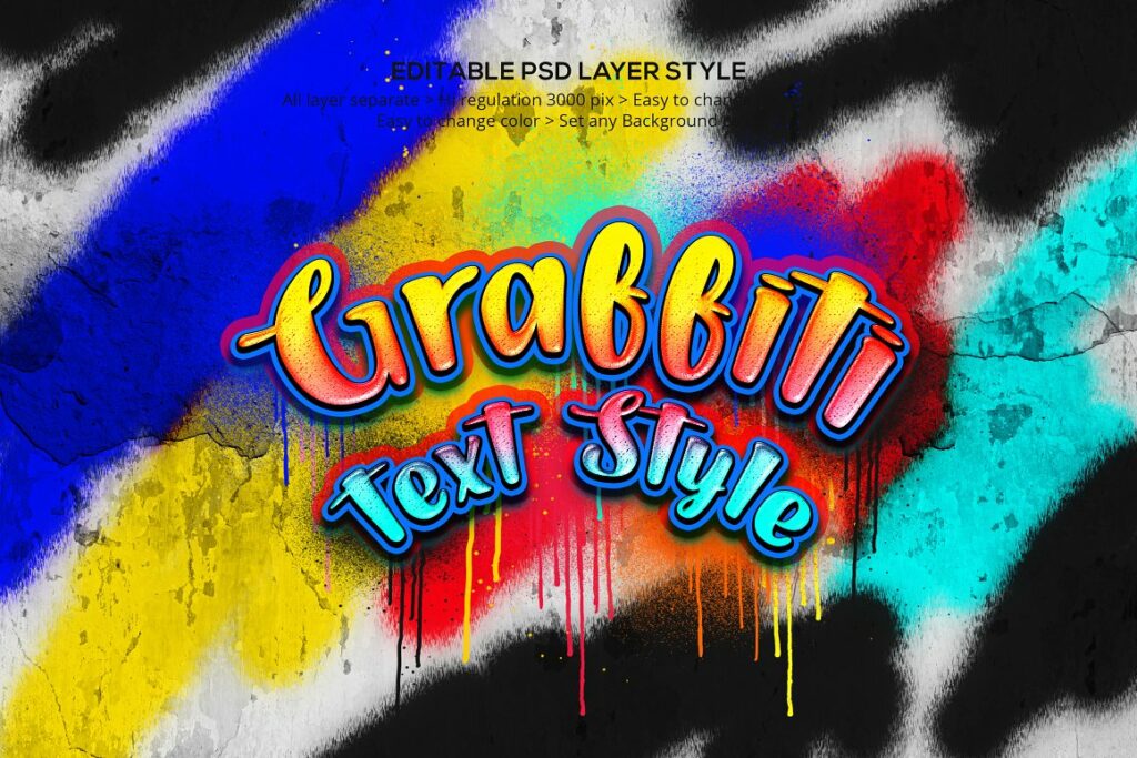 Photoshop Graffiti Text Effect - MasterBundles