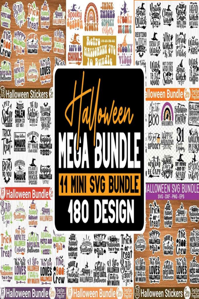 Halloween Mega Bundle, Halloween SVG Bundle, Halloween Gift Idea svg ...