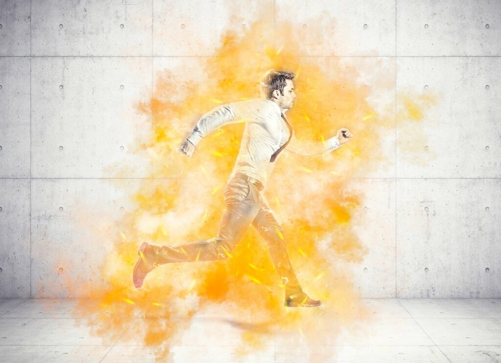 Fire Photo Effect Photoshop Action - MasterBundles