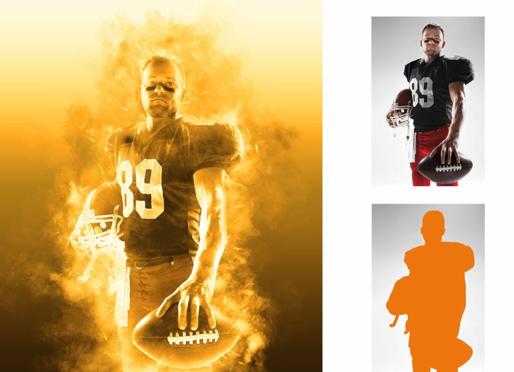 Fire Photo Effect Photoshop Action - MasterBundles