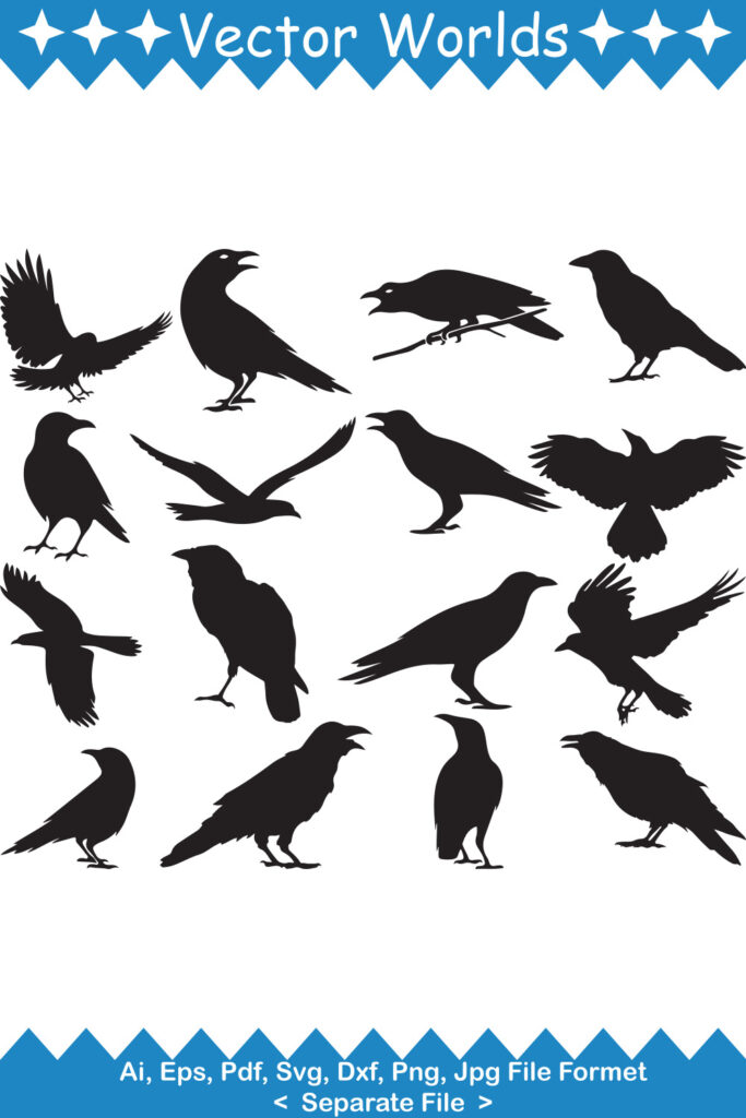 Raven SVG Vector Design - MasterBundles