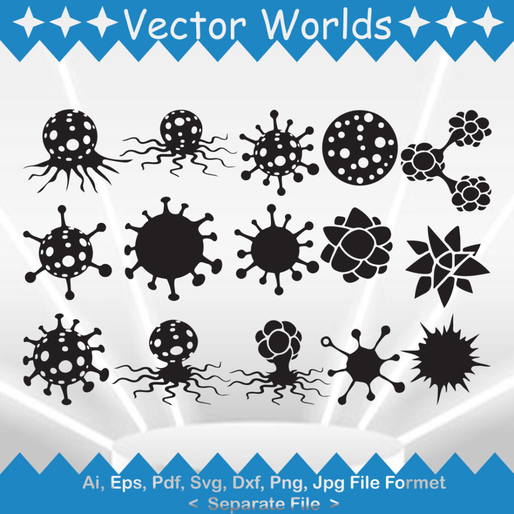 Virus And Cancer SVG Vector Design - MasterBundles