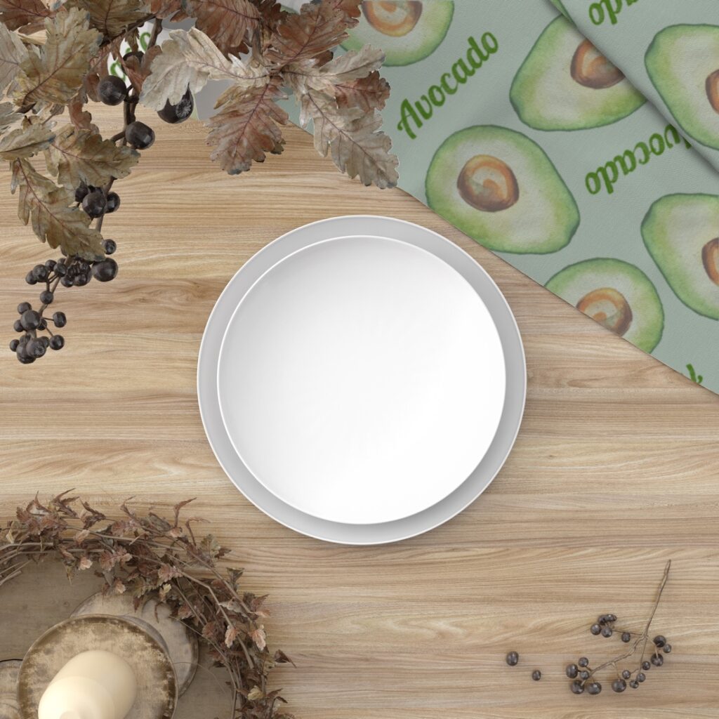 3 seamless patterns with avocado - MasterBundles