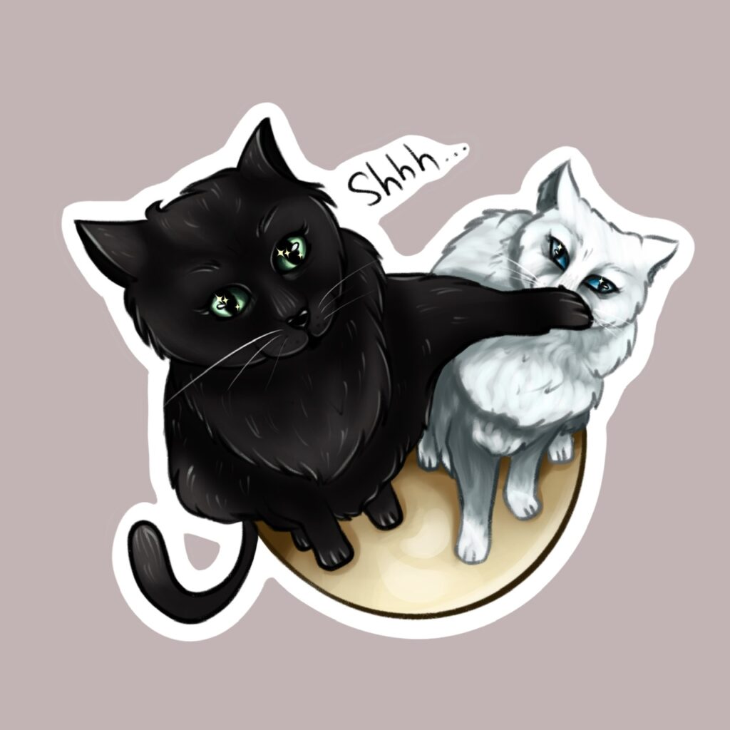 Sticker Pack Cutest Little Cats - MasterBundles