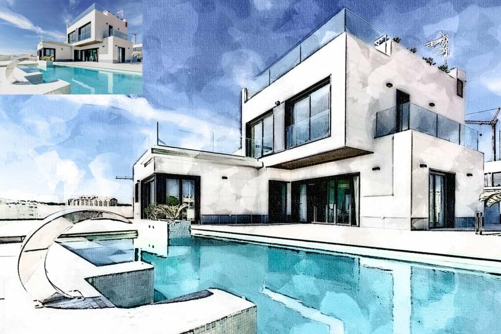 Interior Design Painting Effect - MasterBundles