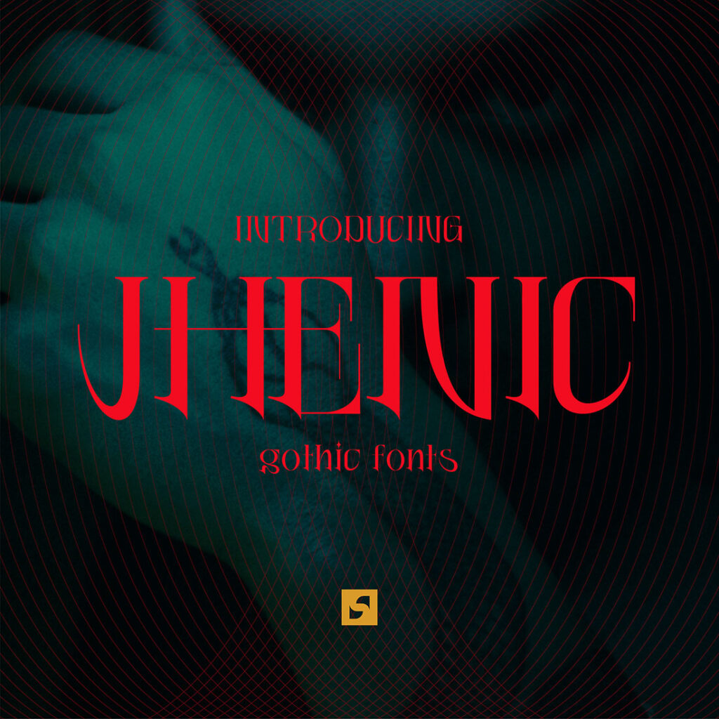 JHENIC - Gothic Serif Font - MasterBundles