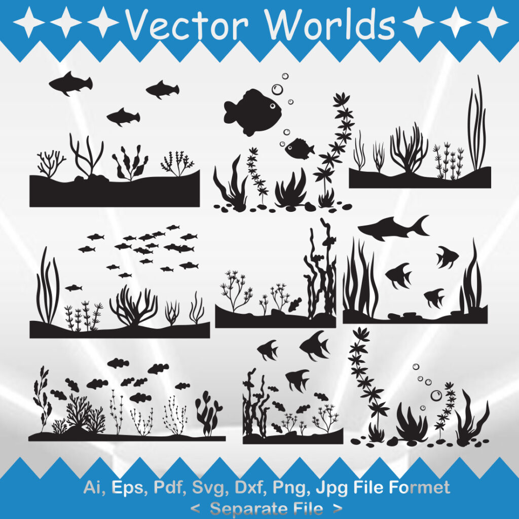 Sea Under Water SVG Vector Design - MasterBundles