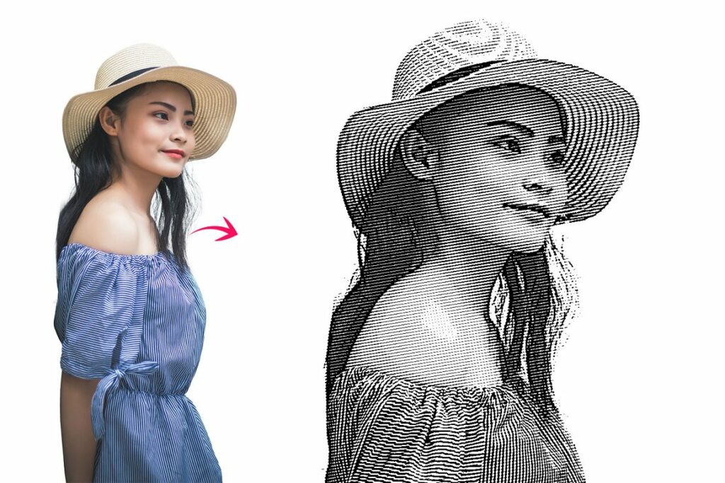 Laser Paint line art Vector Tracing - MasterBundles