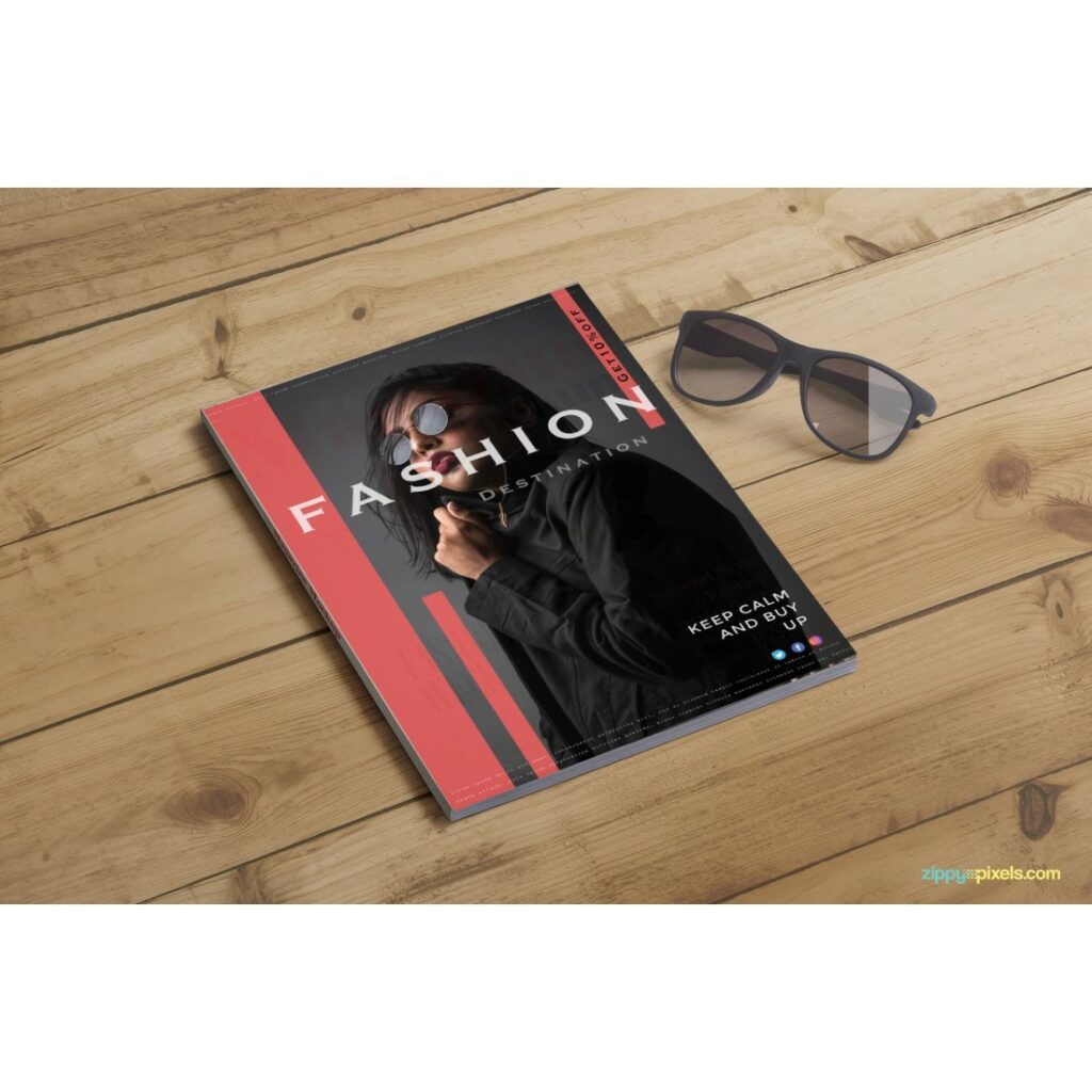 Premium Magazine Cover page PSD template - MasterBundles