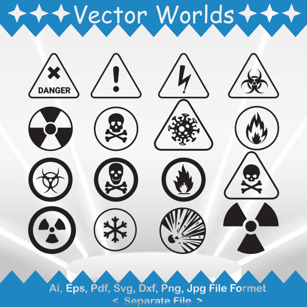 Radiation Symbol SVG Vector Design - MasterBundles