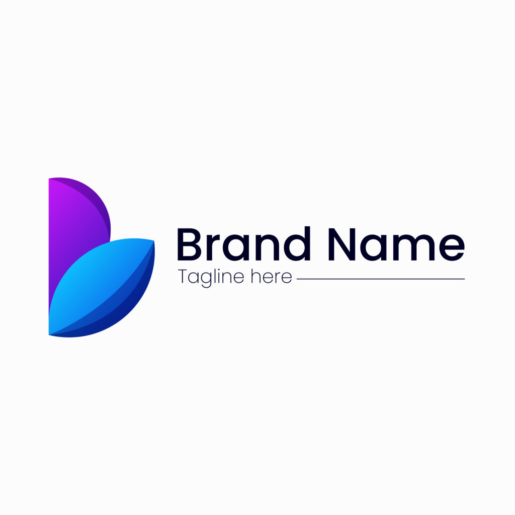 B Bold Modern Letter Logo Design - MasterBundles