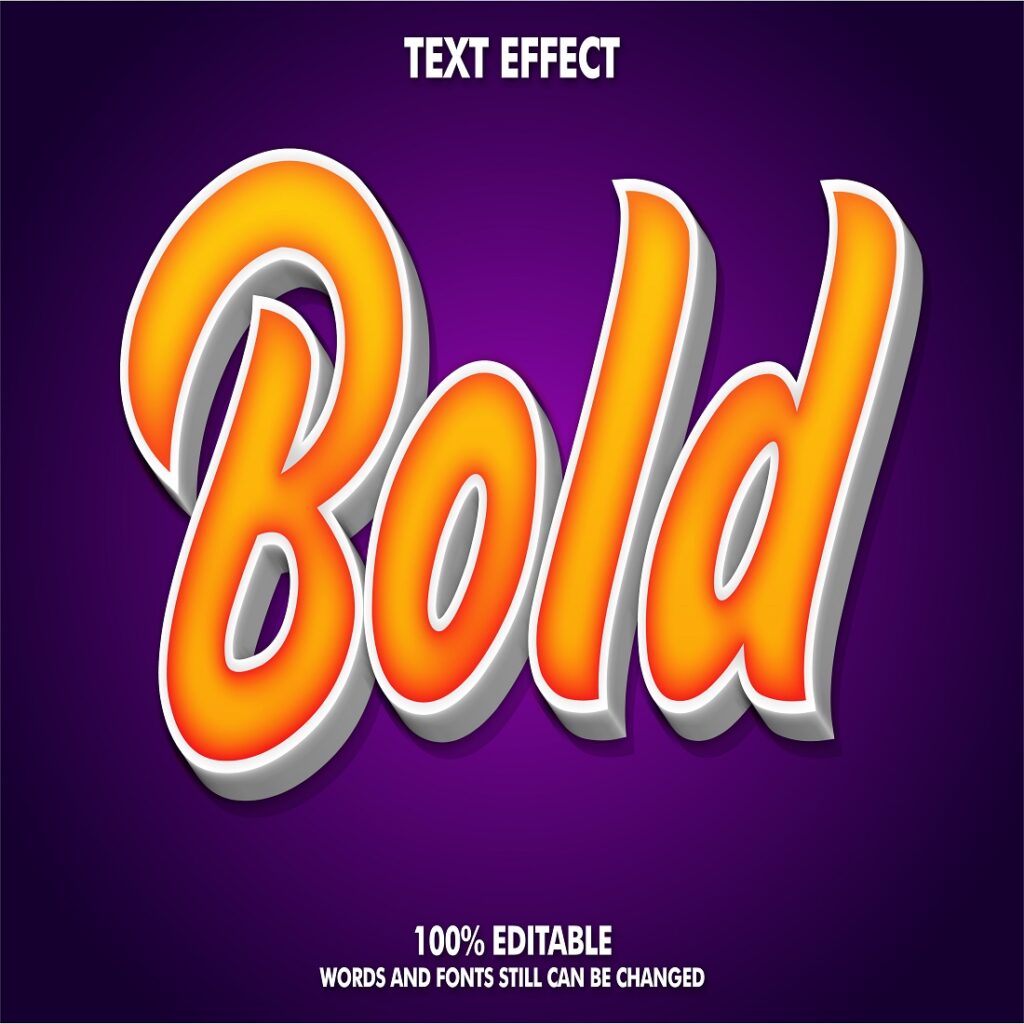 Modern text effect modern culture 3d typography template - MasterBundles