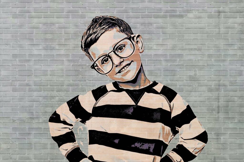 Retro Stencil Art Photo Effect - MasterBundles