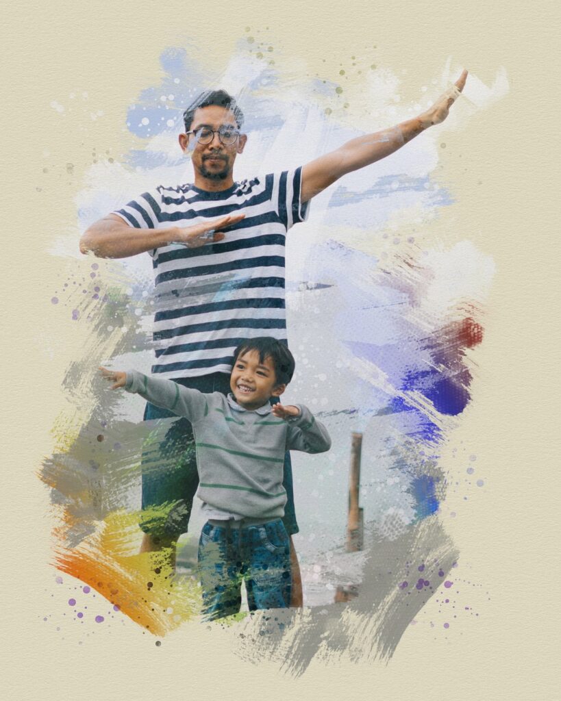 Family Photo Effect Template - MasterBundles