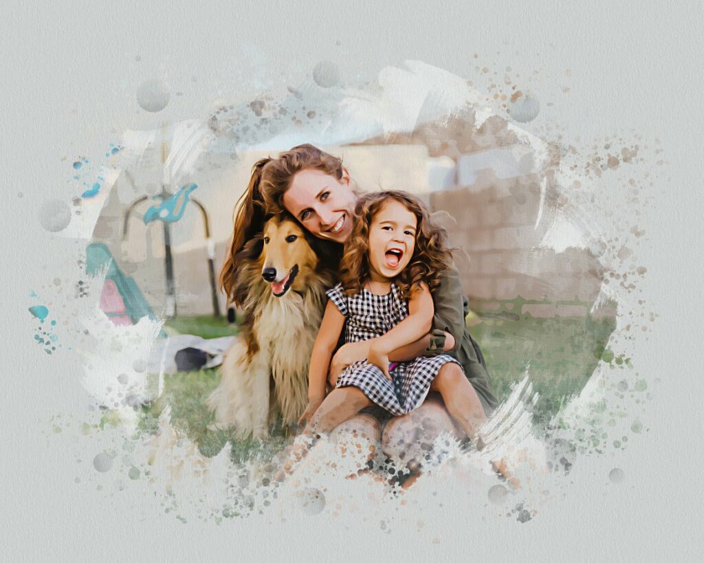 Family Photo Effect Template - MasterBundles