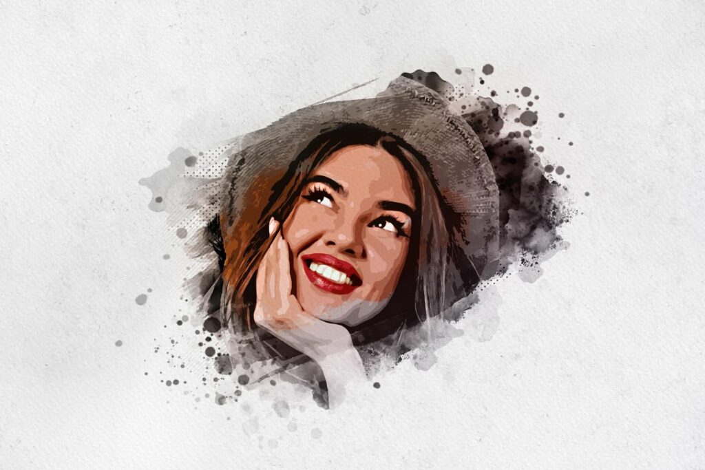 Face Art Photo Effect Template - MasterBundles