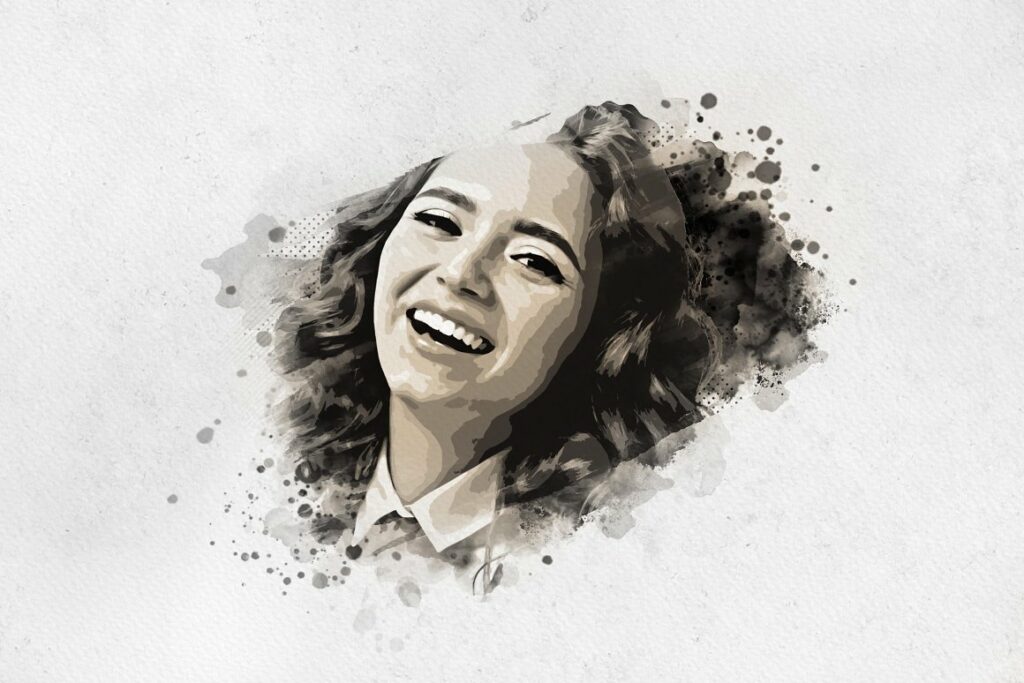 Face Art Photo Effect Template - MasterBundles