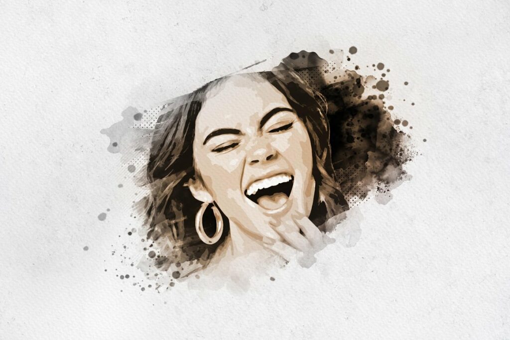 Face Art Photo Effect Template - MasterBundles