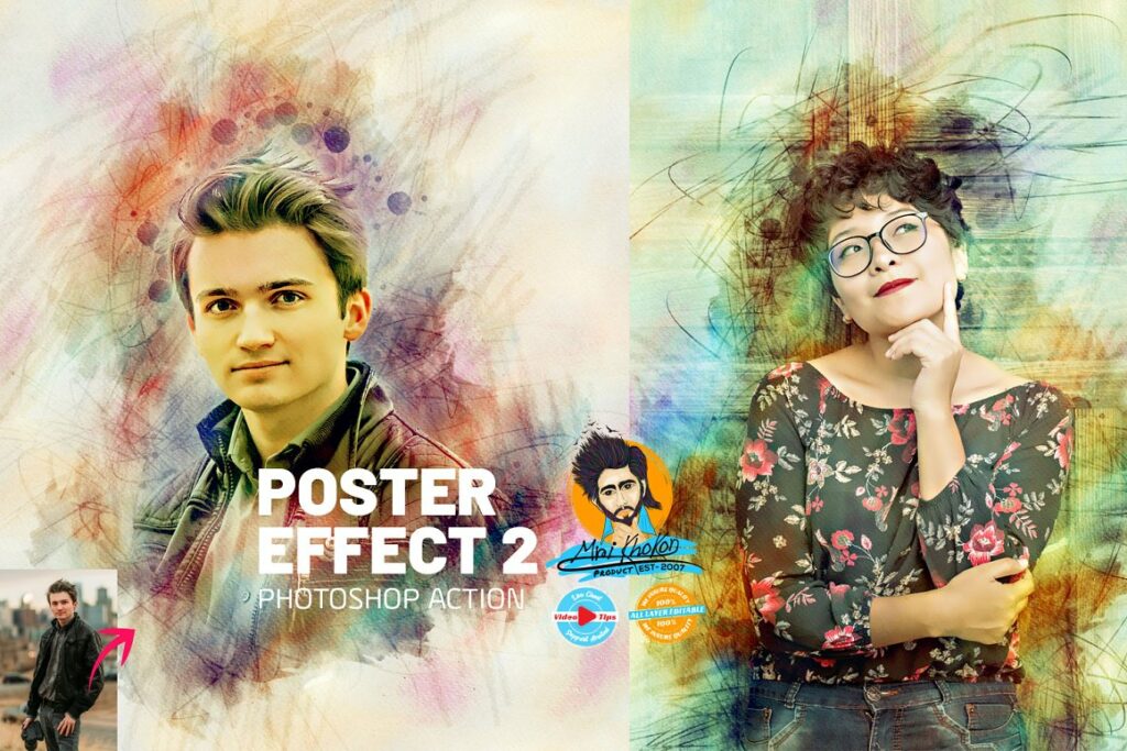 Photoshop Poster Effect - MasterBundles