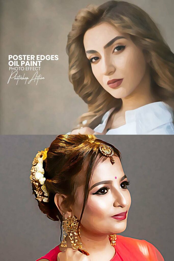 Poster Edges Oil Paint Photoshop - MasterBundles