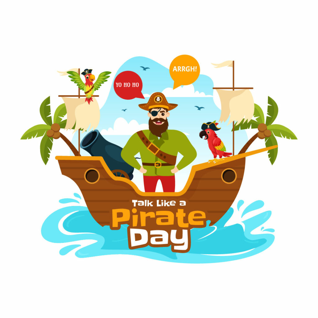 12 International Talk Like A Pirate Day Illustration - MasterBundles
