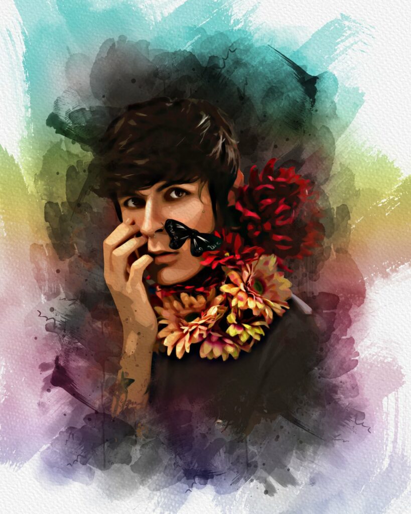 Editable Photo template design - MasterBundles