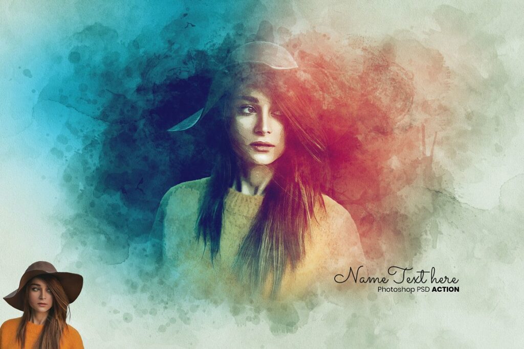 Portrait Watercolor Painting Effect - MasterBundles