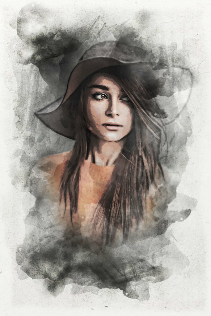 Portrait Watercolor Painting Effect - MasterBundles