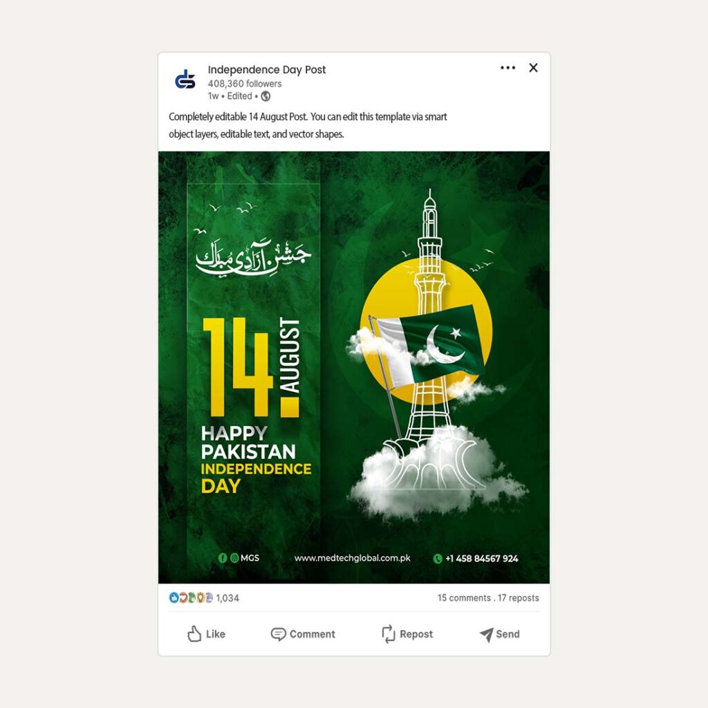 14 August ( Independence Day ) Template - MasterBundles