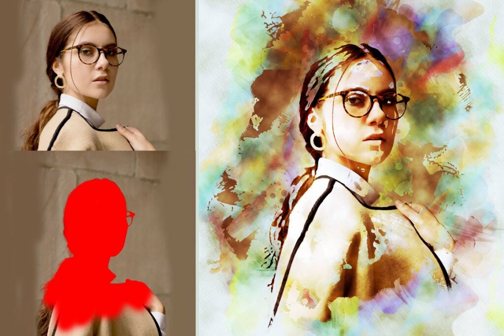 PRO Portrait Paint Effect - MasterBundles