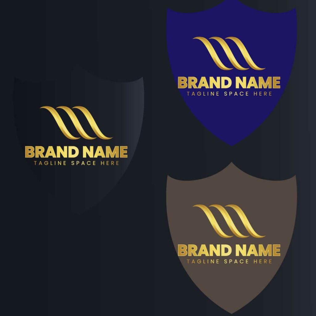 Luxury Letter M Gold Monogram Logo Template-Brand Identity - MasterBundles
