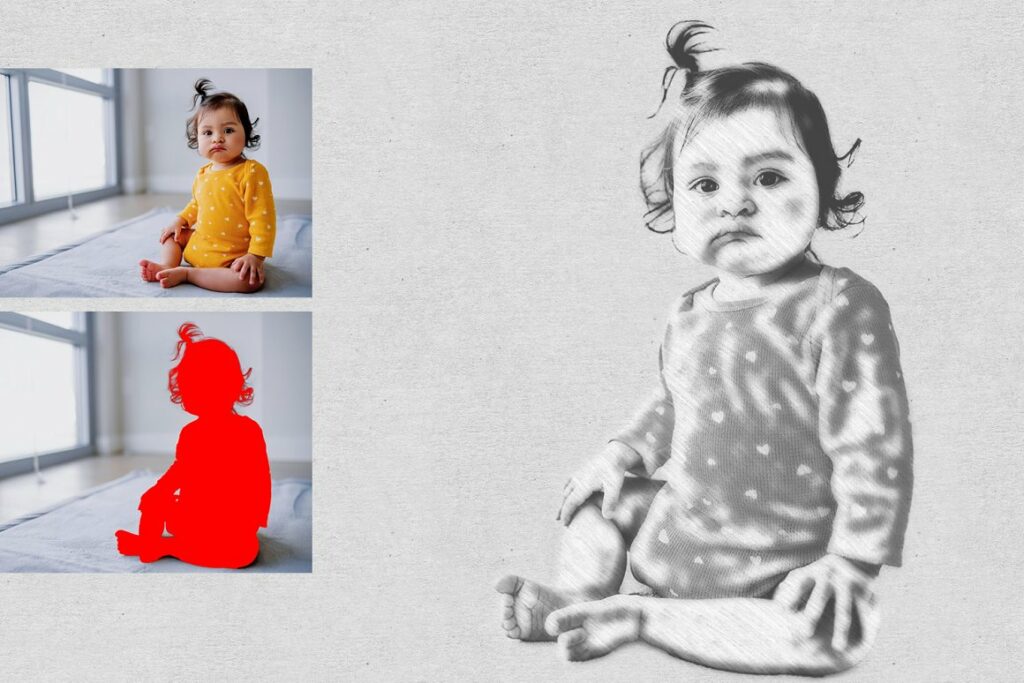 Realistic Pencil Sketch Photoshop - MasterBundles