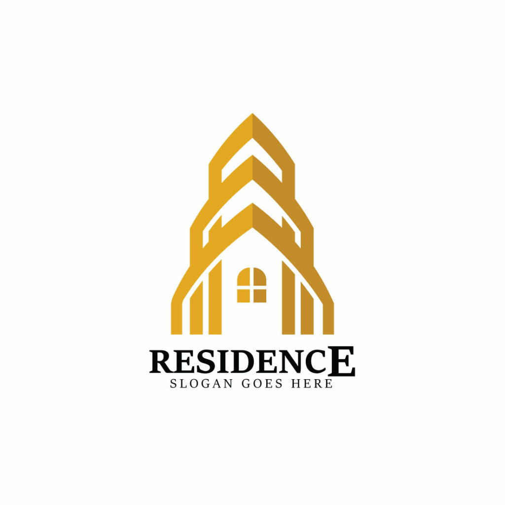 Residence logo design illustration - MasterBundles