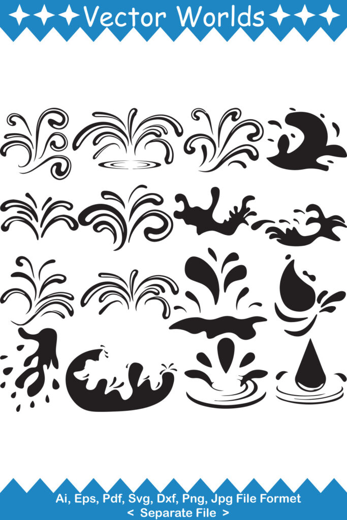 Splash of Sparkling SVG Vector Design - MasterBundles