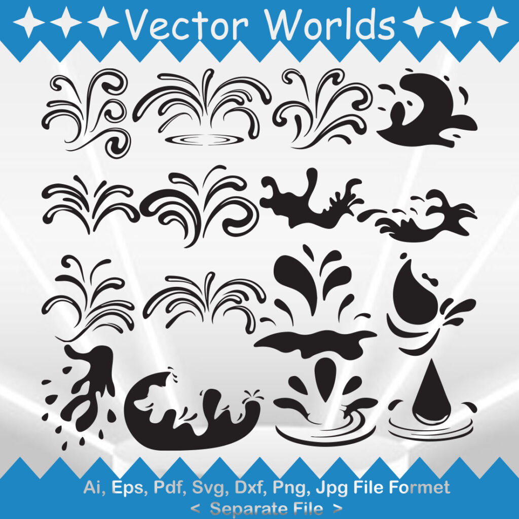 Splash of Sparkling SVG Vector Design - MasterBundles