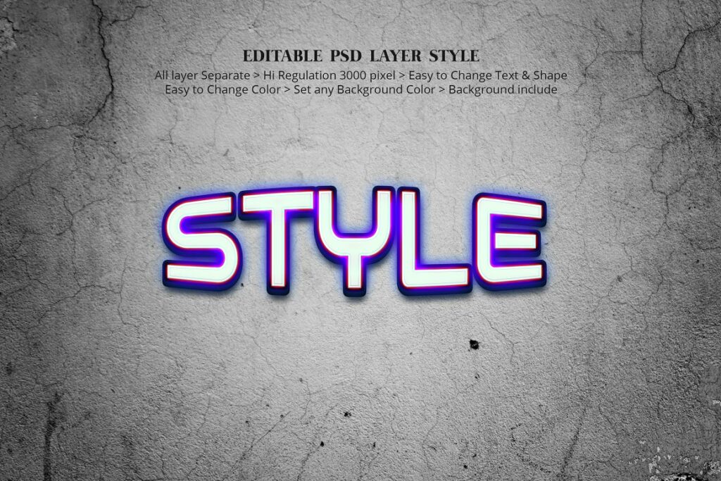 Photoshop Dynamic Text Effect - MasterBundles