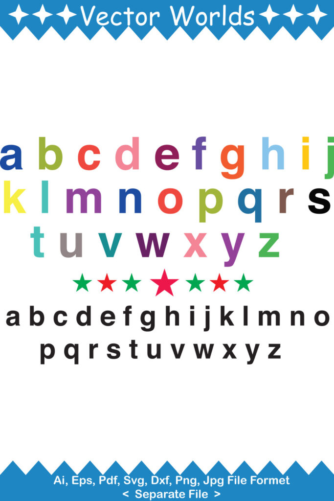 Small Letter SVG Vector Design - MasterBundles