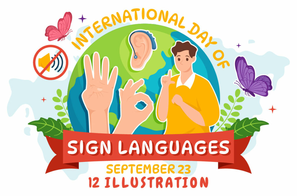 12 International Day of Sign Languages Illustration - MasterBundles