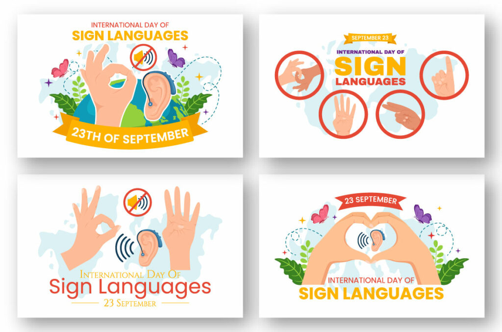 12 International Day of Sign Languages Illustration - MasterBundles