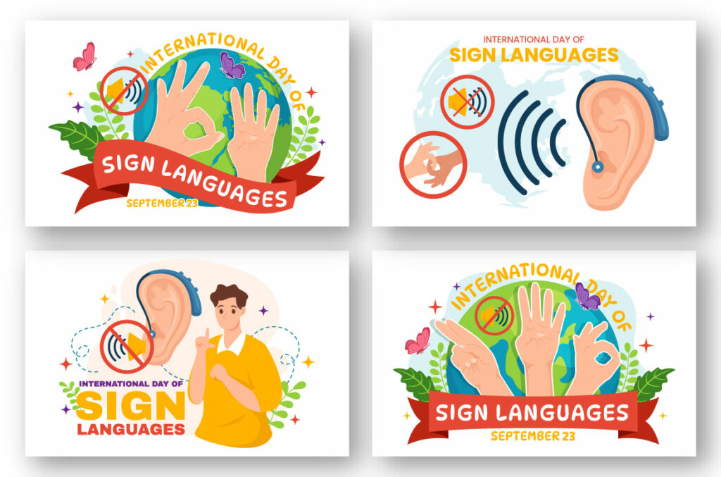 12 International Day of Sign Languages Illustration - MasterBundles