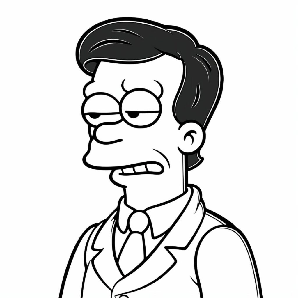 Simpsons coloring pages - MasterBundles