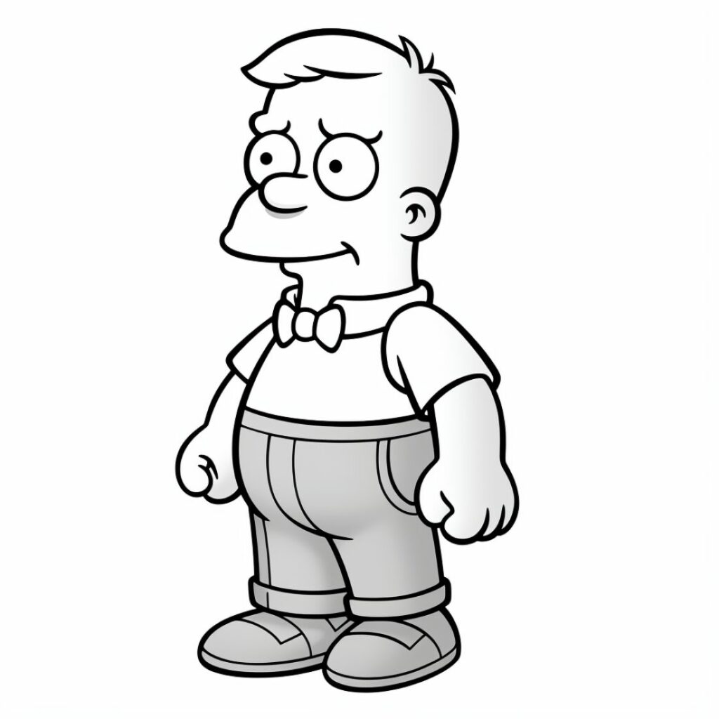 Simpsons coloring pages - MasterBundles