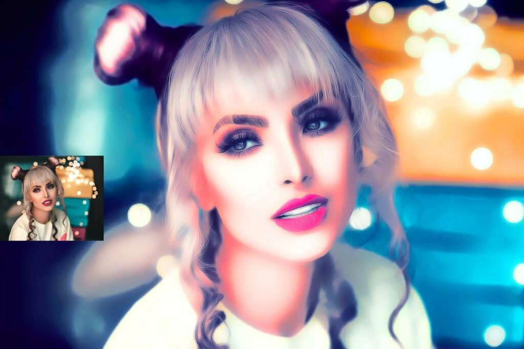 Speed Paint Photoshop Action - MasterBundles