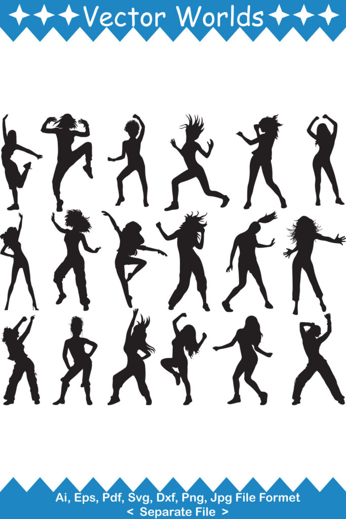 Zumba Girl SVG Vector Design - MasterBundles