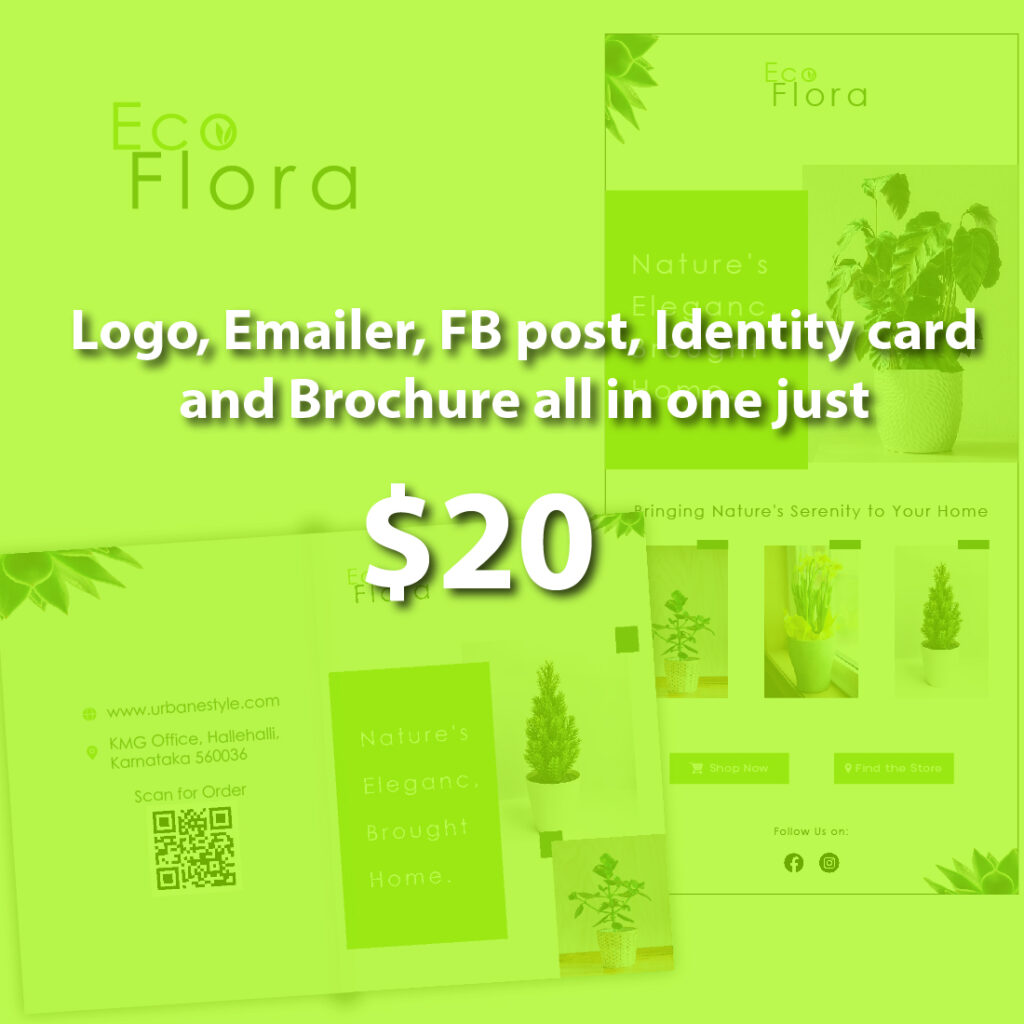 Logo, Emailer, FB post, Identity card and Brochure -only $20 ...