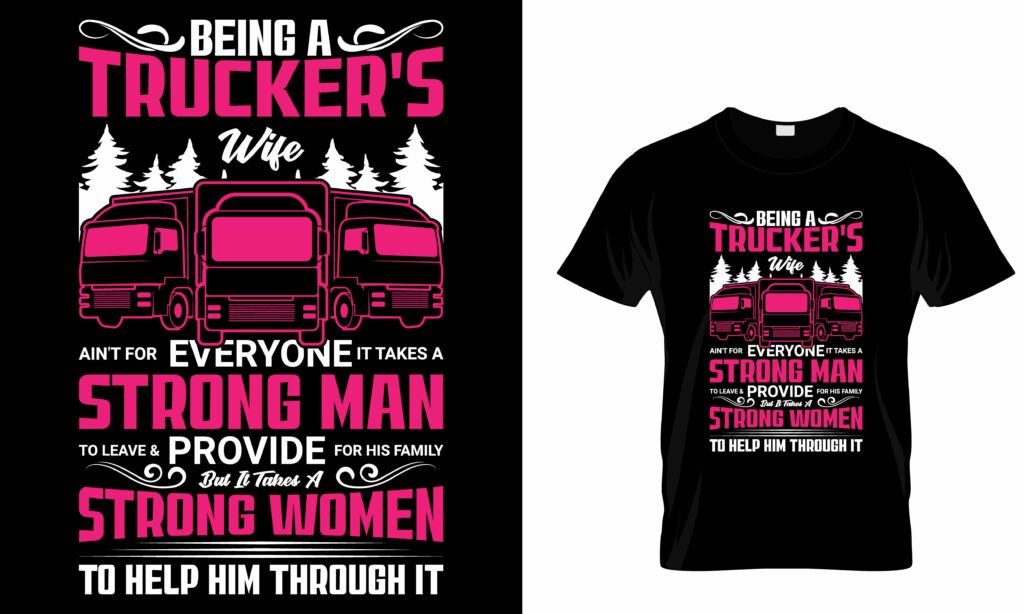 Custom Truck Driver T-shirt Design Bundle - MasterBundles